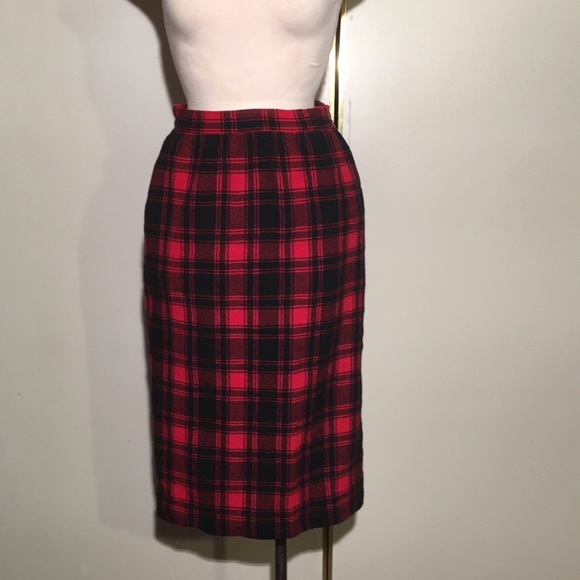 Pendleton | Skirts | Vintage Pendleton Wool Plaid Skirt | Poshmark